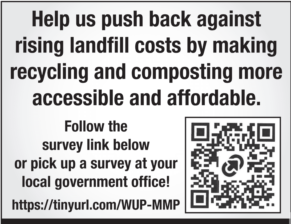 Materials Management Planning Survey - Iron River Michigan
